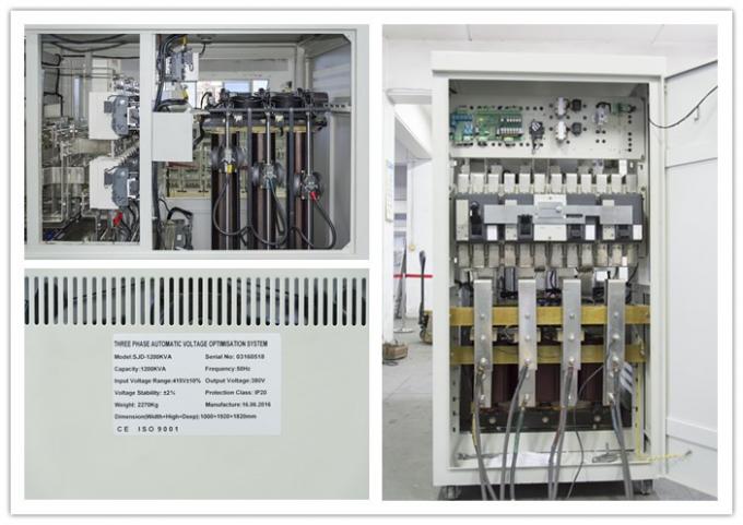 380V Servo Controlled 1200KVA 50HZ Three Phase Voltage Optimization ...